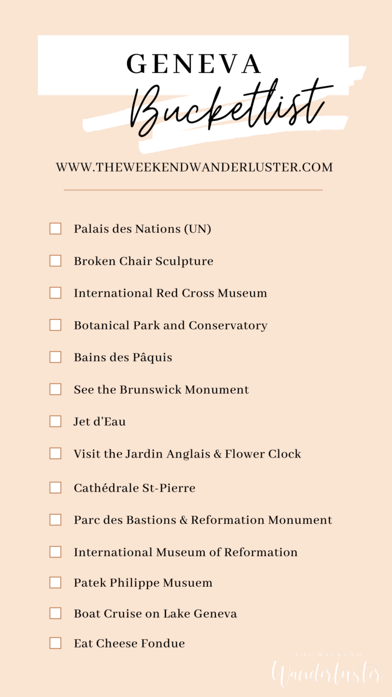2 Days in Geneva, Switzerland - The Weekend Wanderluster